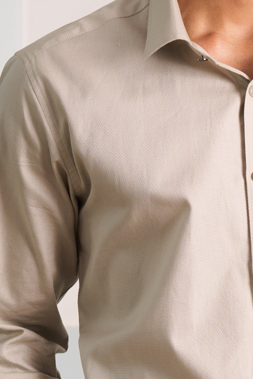 Buy Mens Light Grey Partywear shirts | Beyours