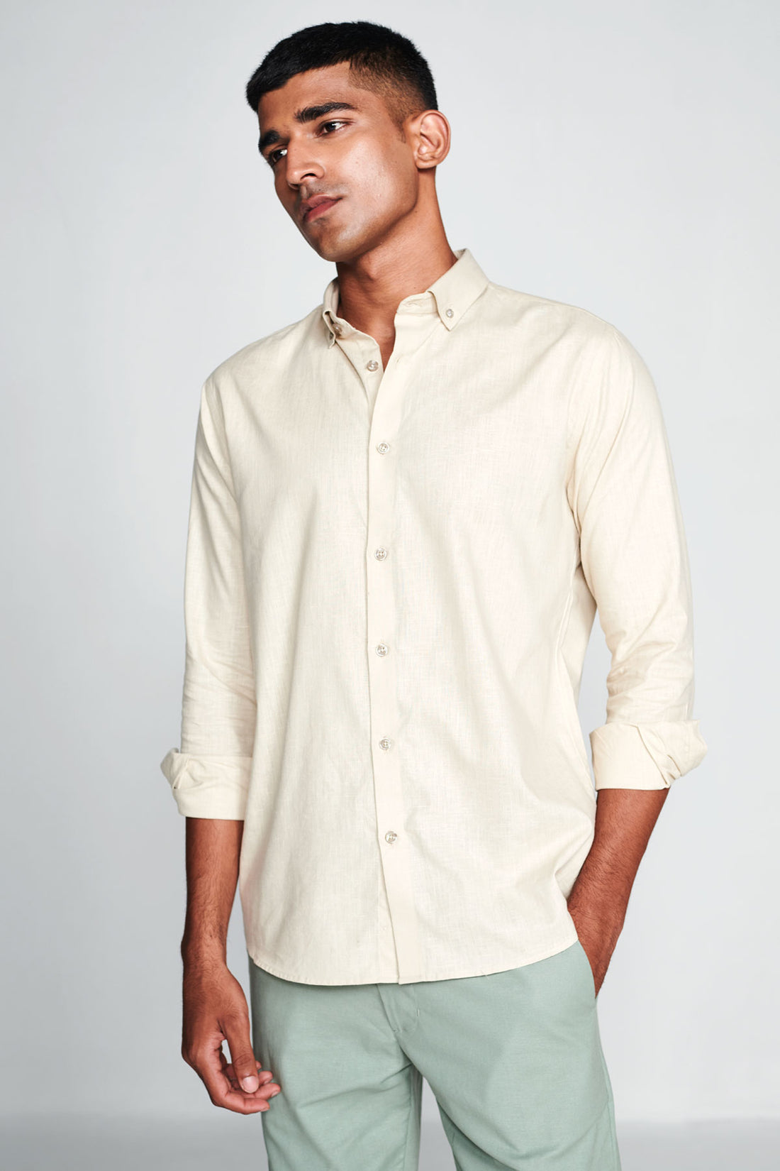 Buy Men’s Cotton Linen Shirts Online | Cotton Linen Shirt | Beyours