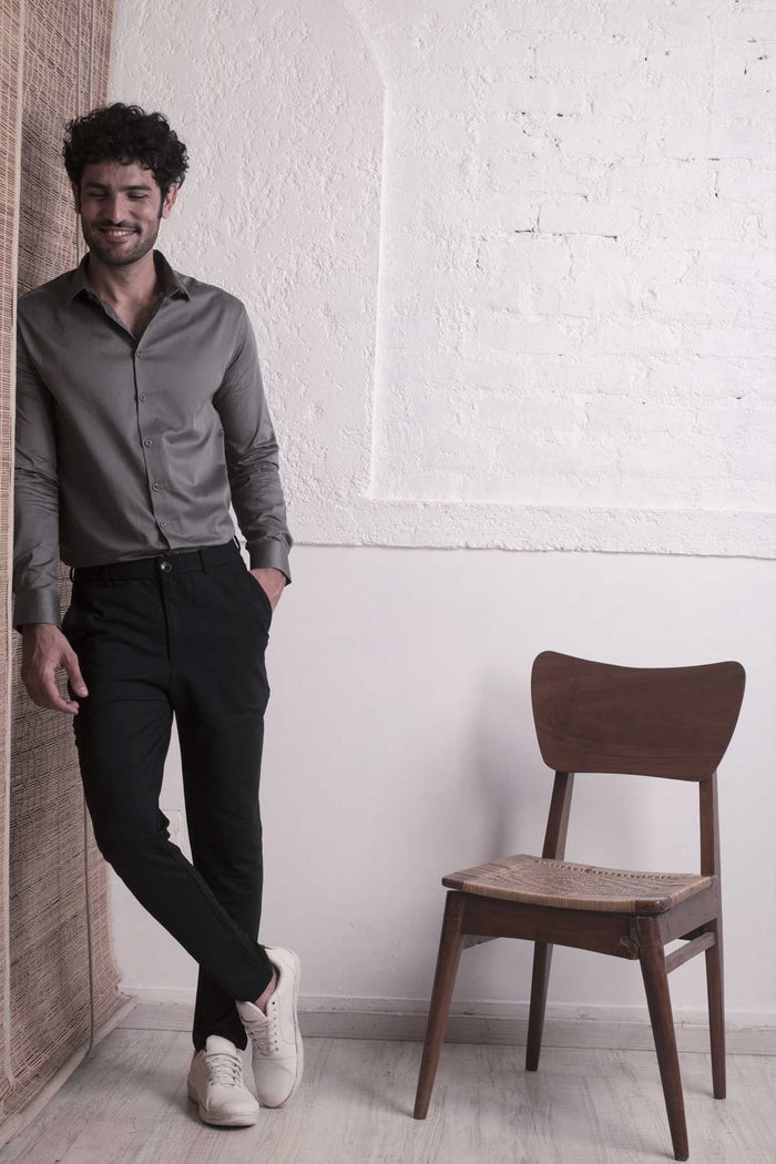 Buy German Grey Classic Shirt For Men | German Grey Shirt | Beyours